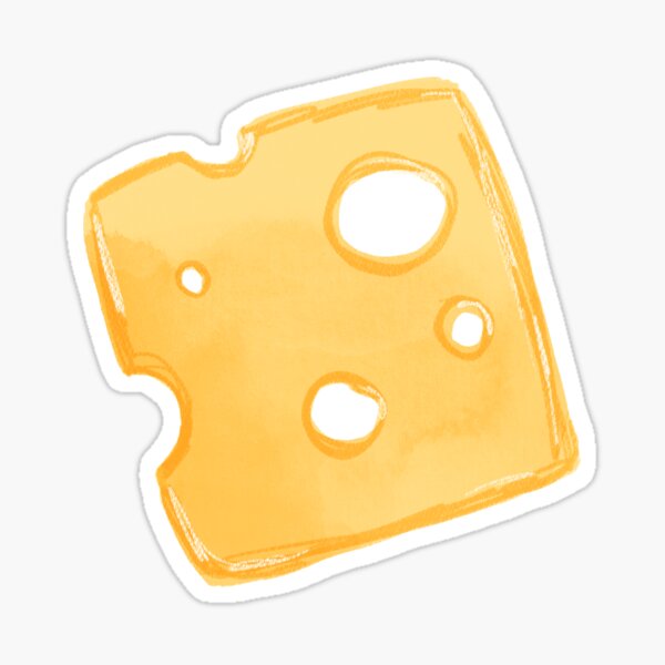 "Swiss cheese backpack" Sticker for Sale by Munstickers | Redbubble