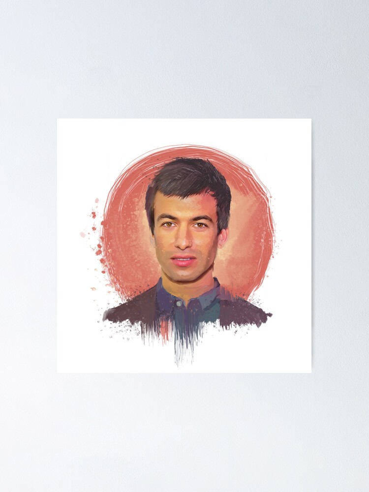 "NATHAN FIELDER Famous comedian Portraits " Poster for Sale by ...