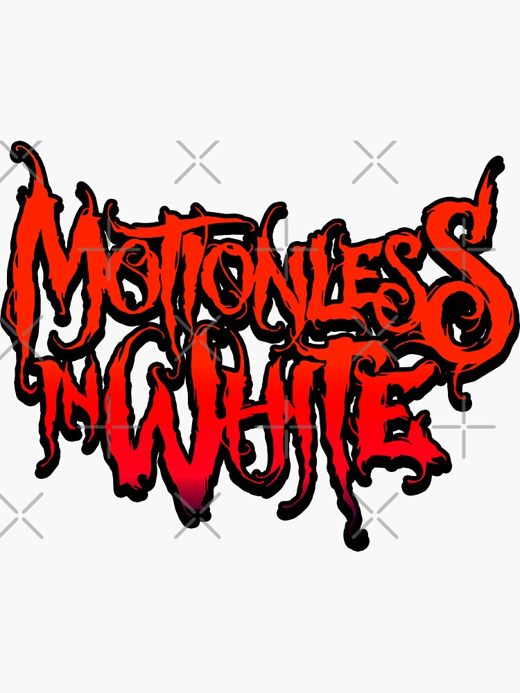 "Motionless in White" Sticker for Sale by xxXVintageXxx | Redbubble