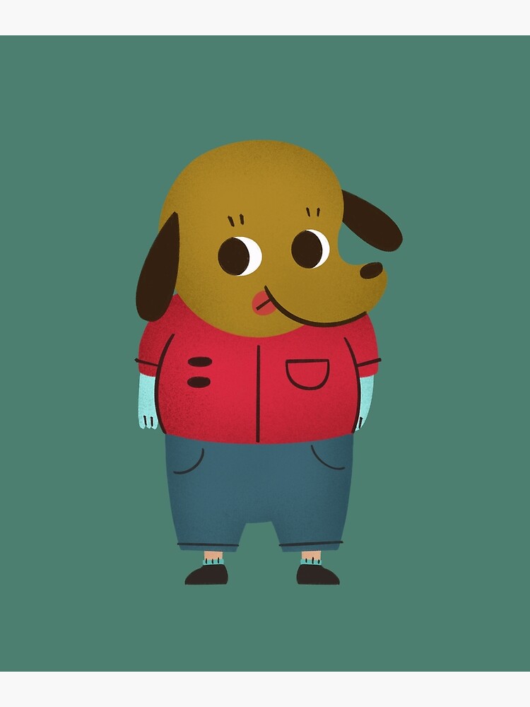 "Cute dog cartoon" Poster for Sale by rukna | Redbubble