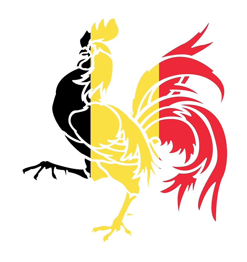 "Wallonia Rooster" by wickedcartoons | Redbubble