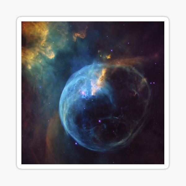 Hubble Stickers Redbubble HUBBLE SPACE TELESCOPE 3D' Poster
