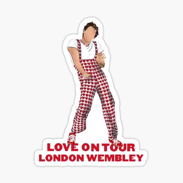 "Harry Love on Tour Wembley" Sticker for Sale by merchwemadeits | Redbubble
