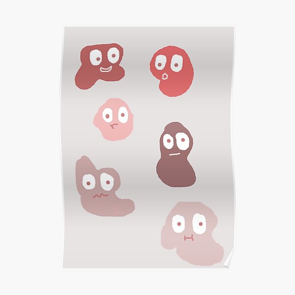 "MOOD BLOBS- Design. " Poster for Sale by tinasartstuff | Redbubble