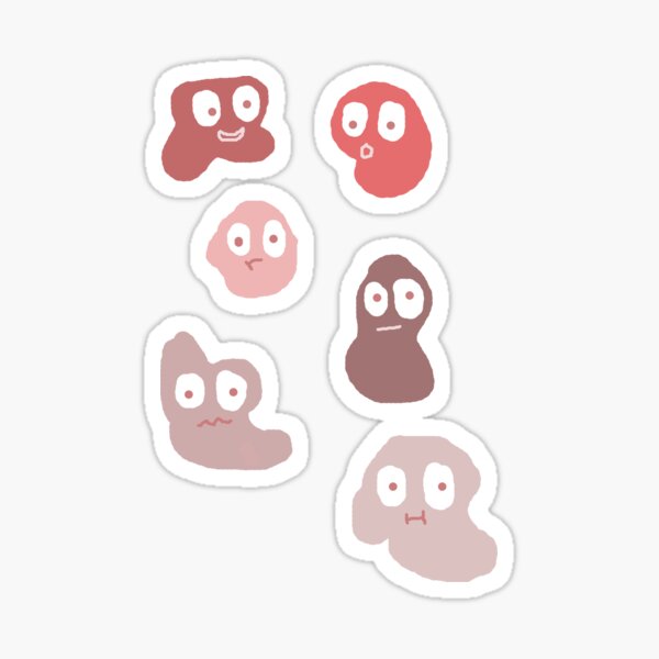 "MOOD BLOBS- Design. " Sticker for Sale by tinasartstuff | Redbubble
