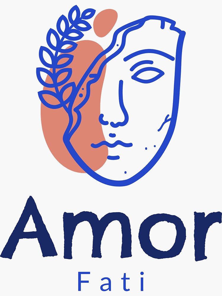 "Amor Fati" Sticker for Sale by Popecm | Redbubble
