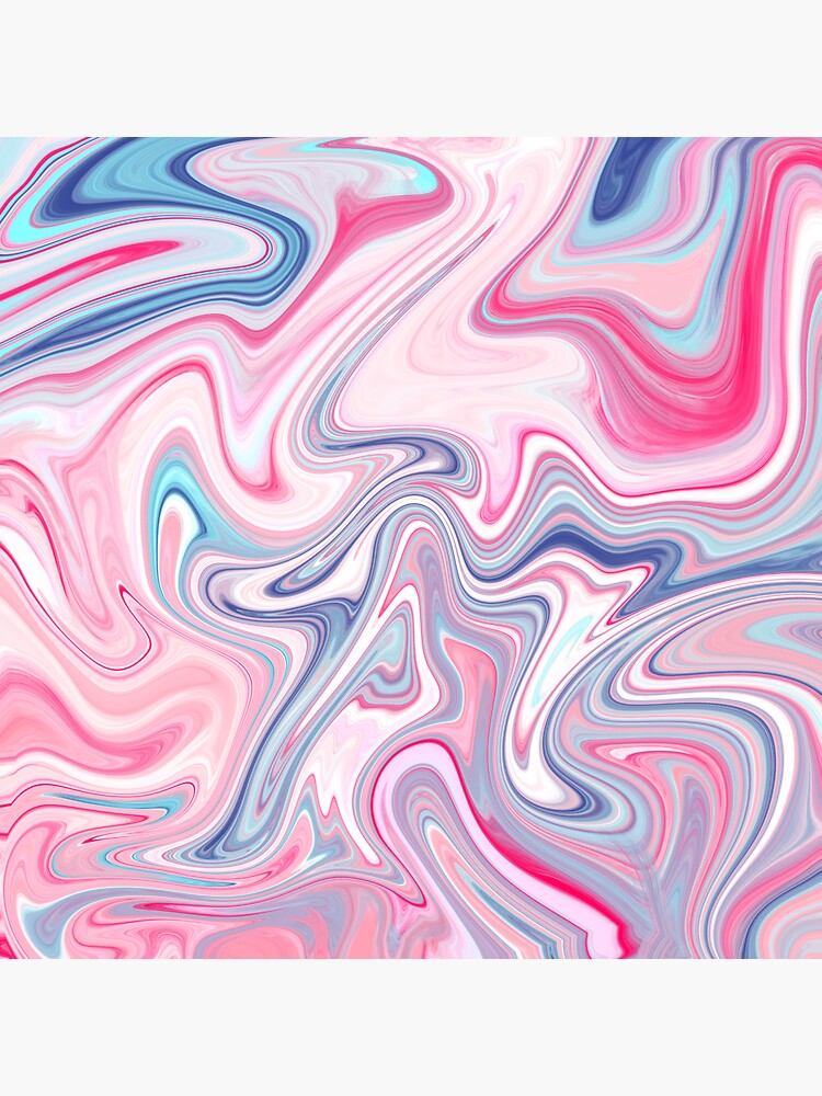 "multi-colour marble effect digital artwork" Sticker for Sale by ...