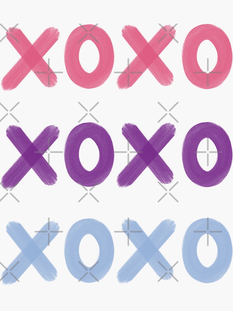 "XOXO Sticker Pack" Sticker for Sale by olivierxx33 | Redbubble