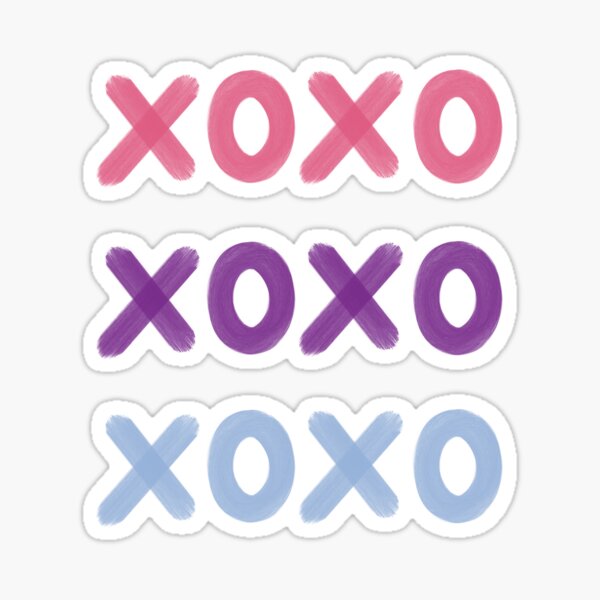 "XOXO Sticker Pack" Sticker for Sale by olivierxx33 | Redbubble