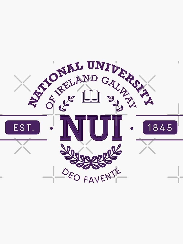"National University of Ireland Galway (NUI Galway)" Sticker for Sale by artadon | Redbubble