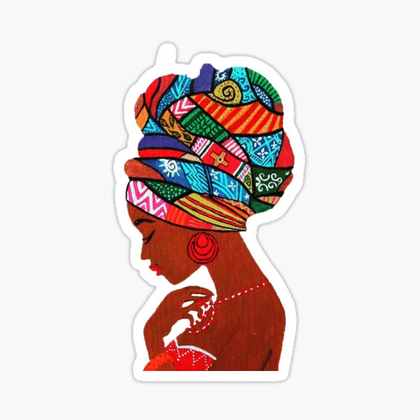 "mama africa" Sticker for Sale by nkrumahboah | Redbubble