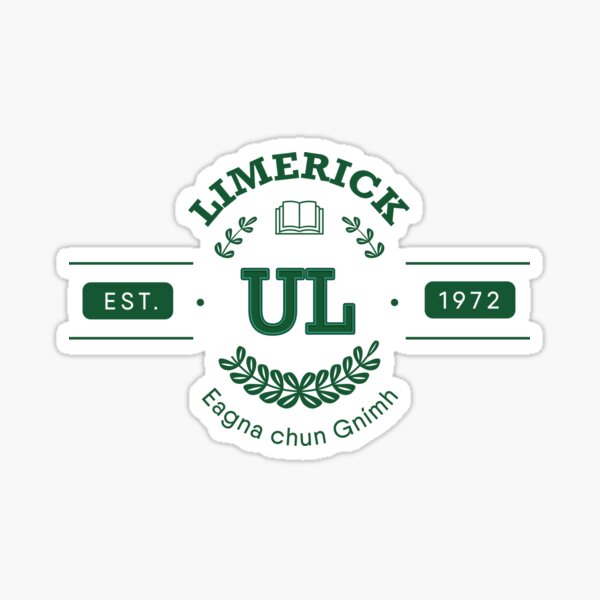 "University of Limerick (UL)" Sticker for Sale by artadon | Redbubble