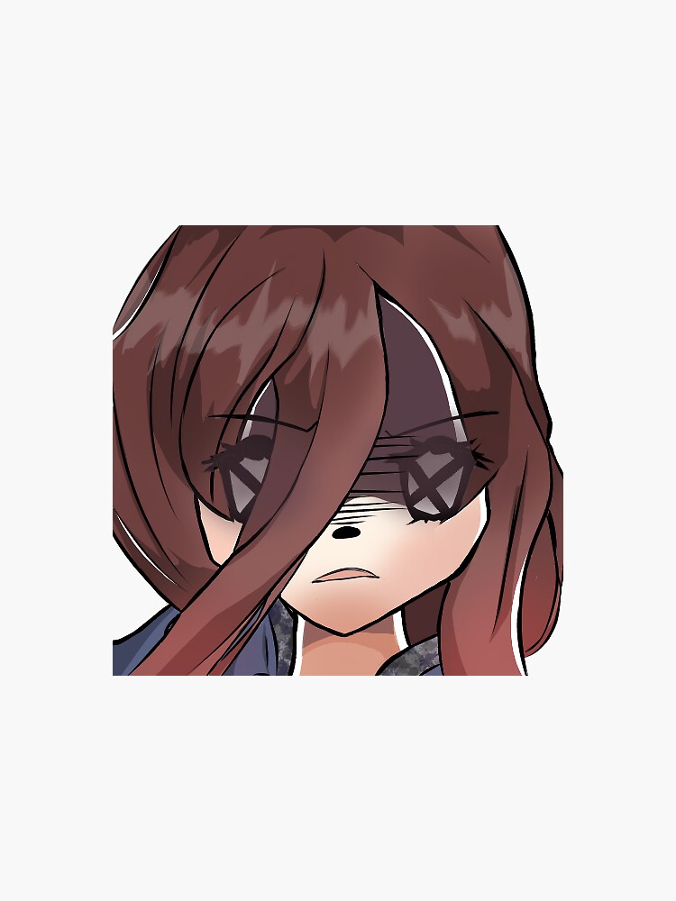 "Angry Miku" Sticker for Sale by izelestia | Redbubble