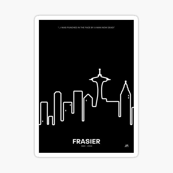 "Frasier" Sticker for Sale by My-Digital-Mind | Redbubble