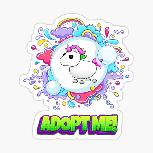 "Adopt Me " Sticker for Sale by SmallLondonTown | Redbubble