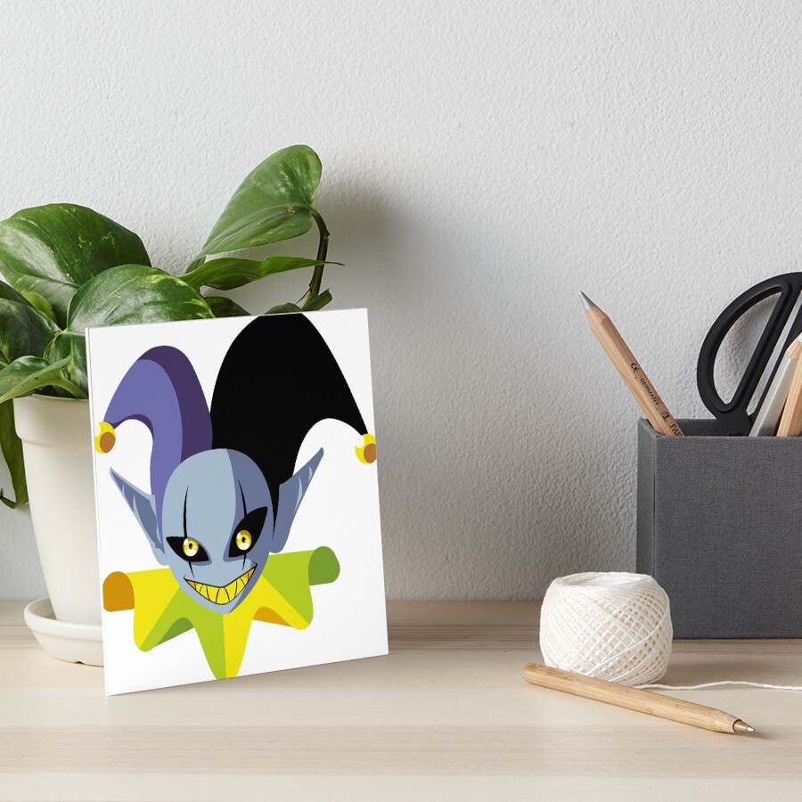 "Jevil from Deltarune Chapter 1" Art Board Print for Sale by HolyAnt ...