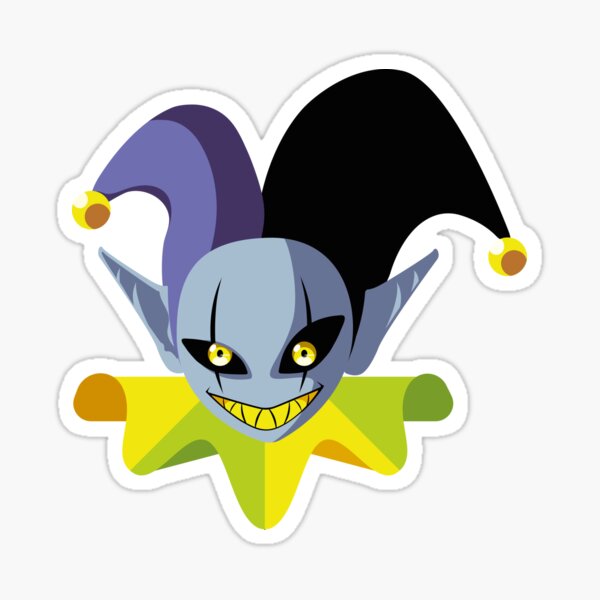 "Jevil from Deltarune Chapter 1" Sticker for Sale by HolyAnt | Redbubble