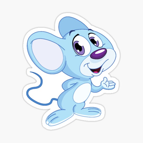 "The mouse Blue color" Sticker for Sale by fashson-world | Redbubble