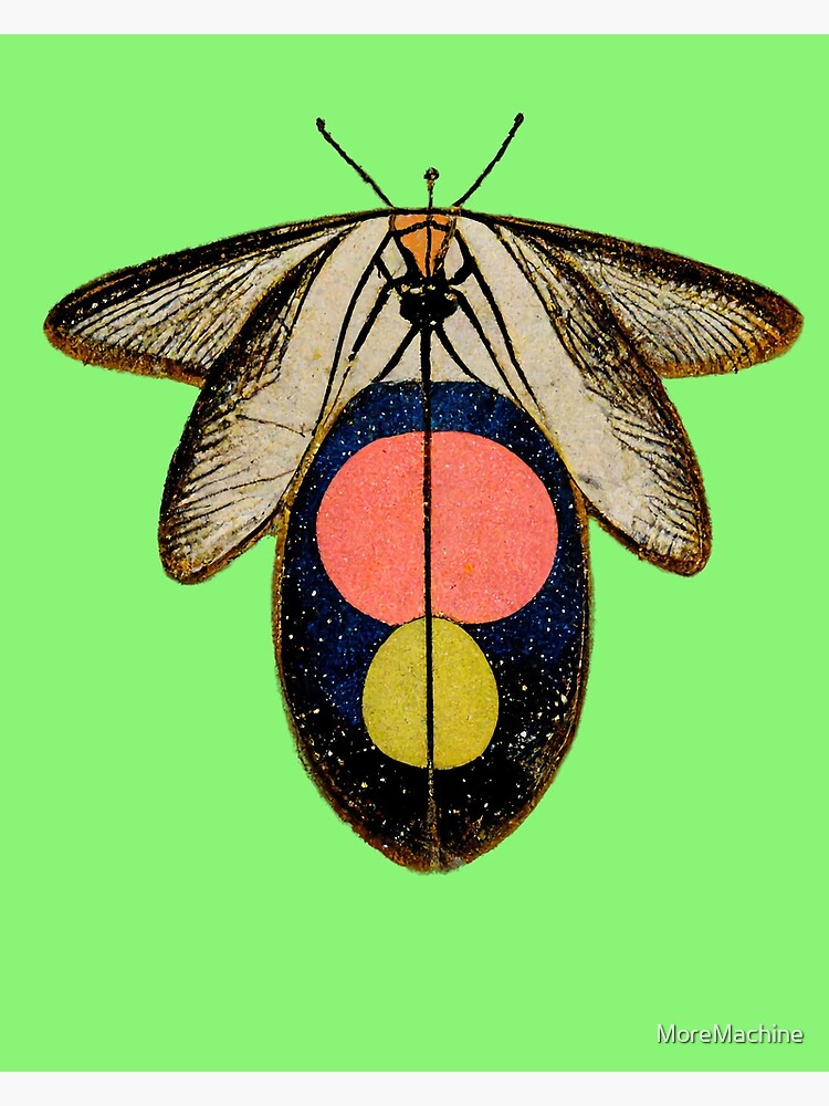 "Vintage bug, creepy cute insect, Occult Retro Surrealism" Art Print ...