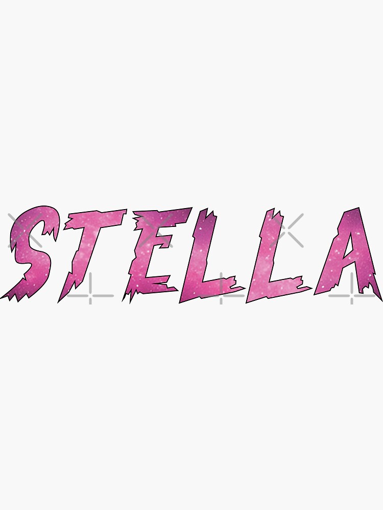 "STELLA Name IV - My name is STELLA - typography name - Galaxy Vibe ...