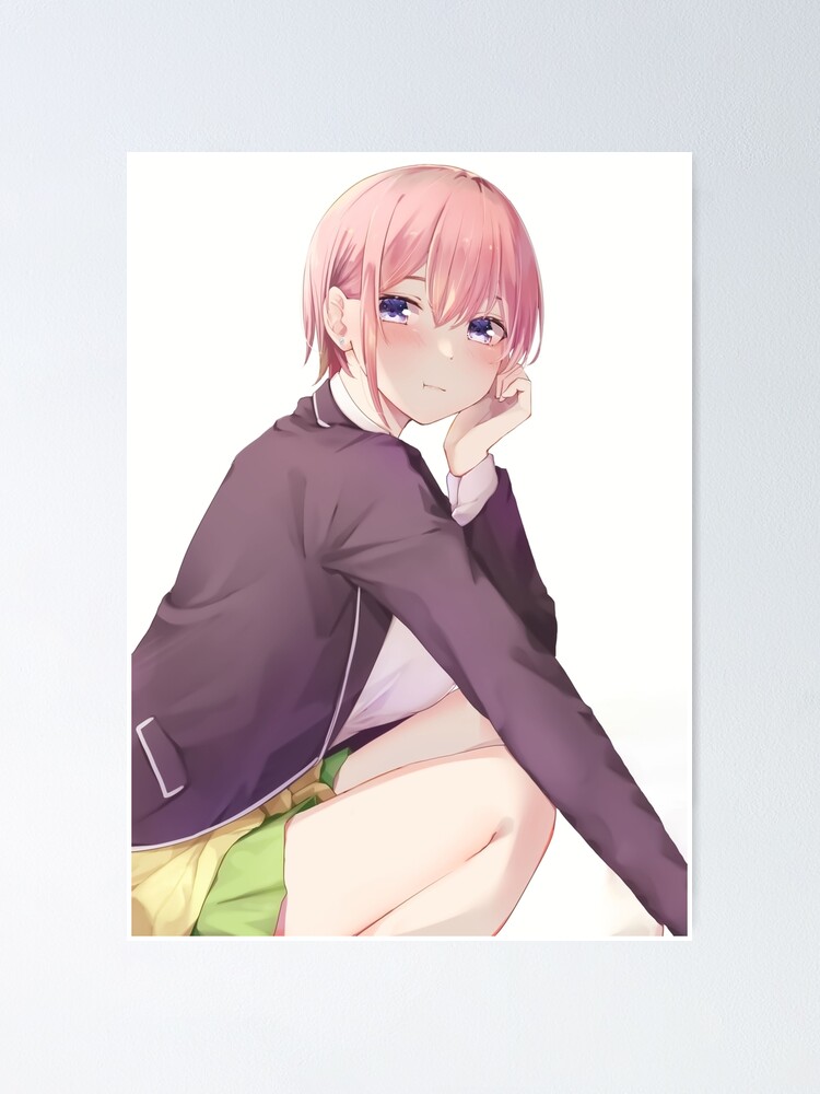 Póster «Ichika Nakano Los quintillizos por excelencia Dibujo» de antioneart | Redbubble