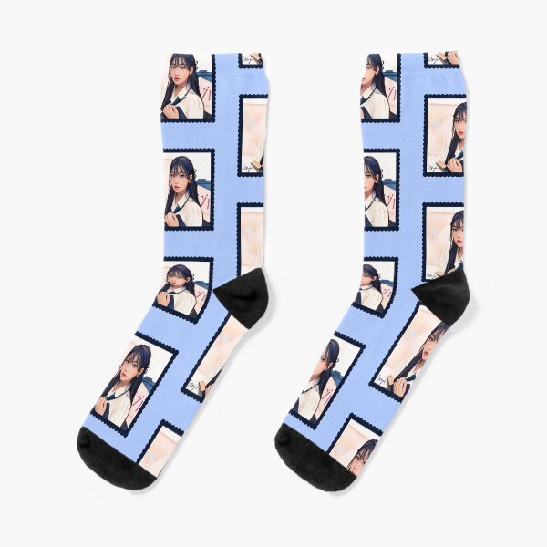 "UMJI (VIVIZ) VIVIZ school (cartoon vers)" Socks for Sale by LainysShop ...