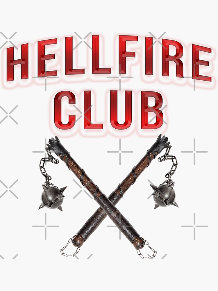 "hellfire club" Sticker for Sale by Pciira1 | Redbubble