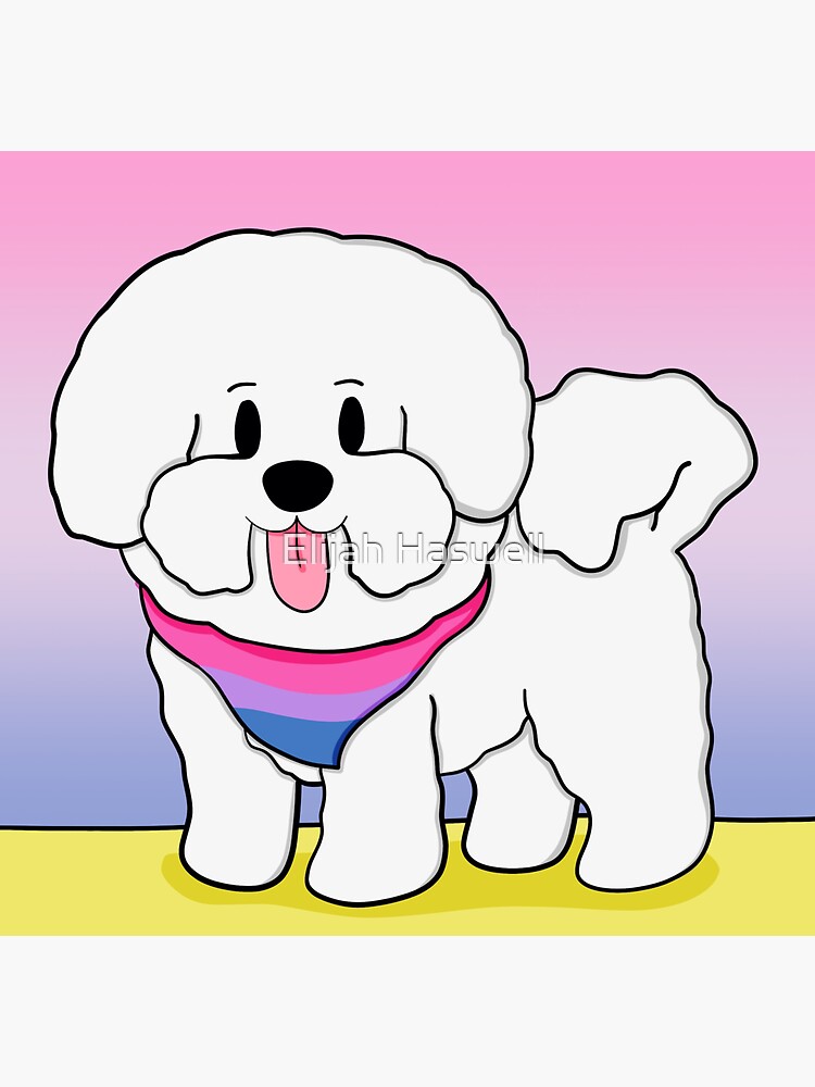 "Complete Bi-chon Frise" Sticker by helloworlditse | Redbubble