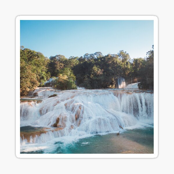 "Huge Magnificent Waterfall " Sticker for Sale by Luxxe87 | Redbubble