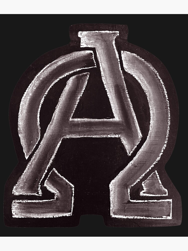 "Alpha omega christian symbol" Poster for Sale by jukuwuku | Redbubble