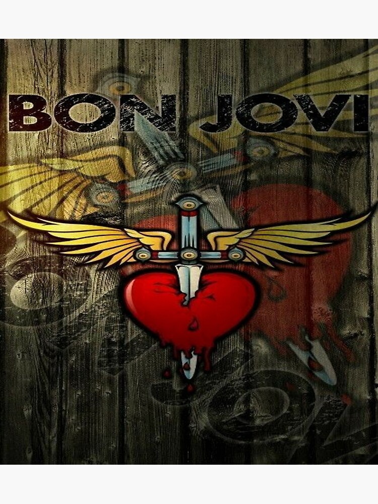 "Bon Jovi" Sticker for Sale by Teixeira224 | Redbubble