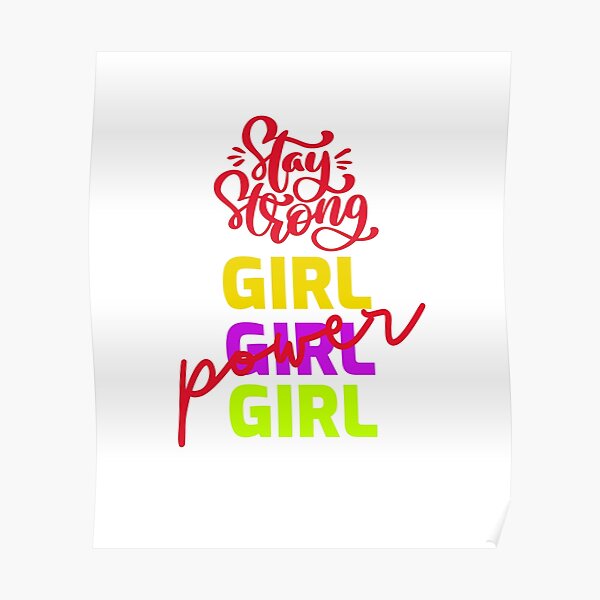 "Catfight Girls. Girl power. Stay strong girl " Poster for Sale by ...