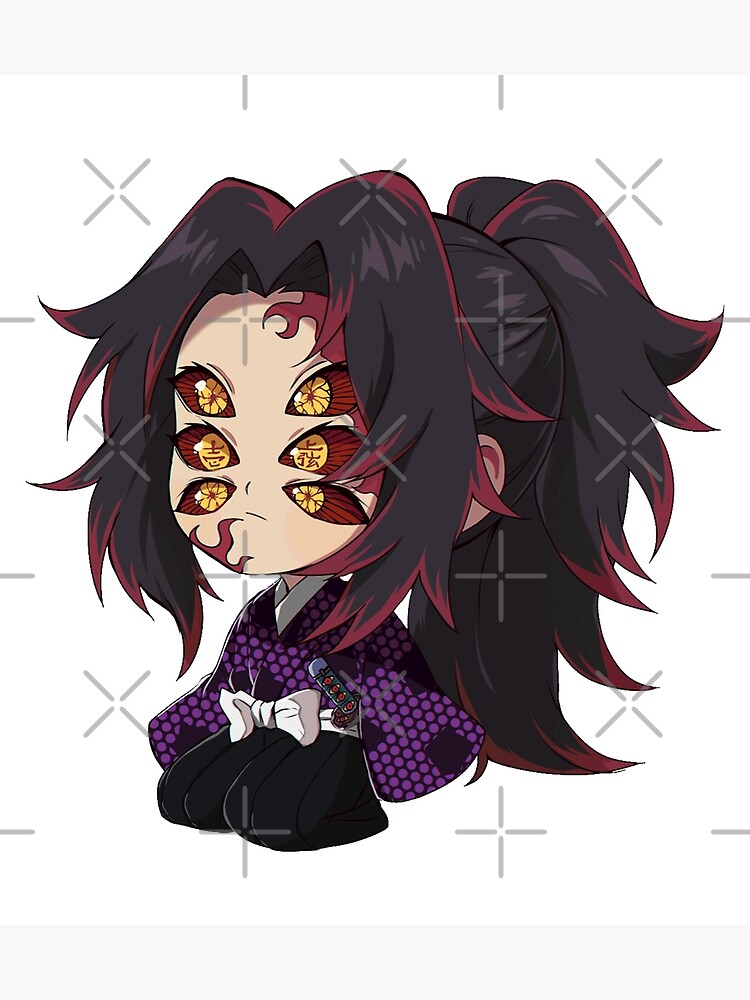 "kokushibo chibi upper moon demon " Poster by Sarkitawo | Redbubble