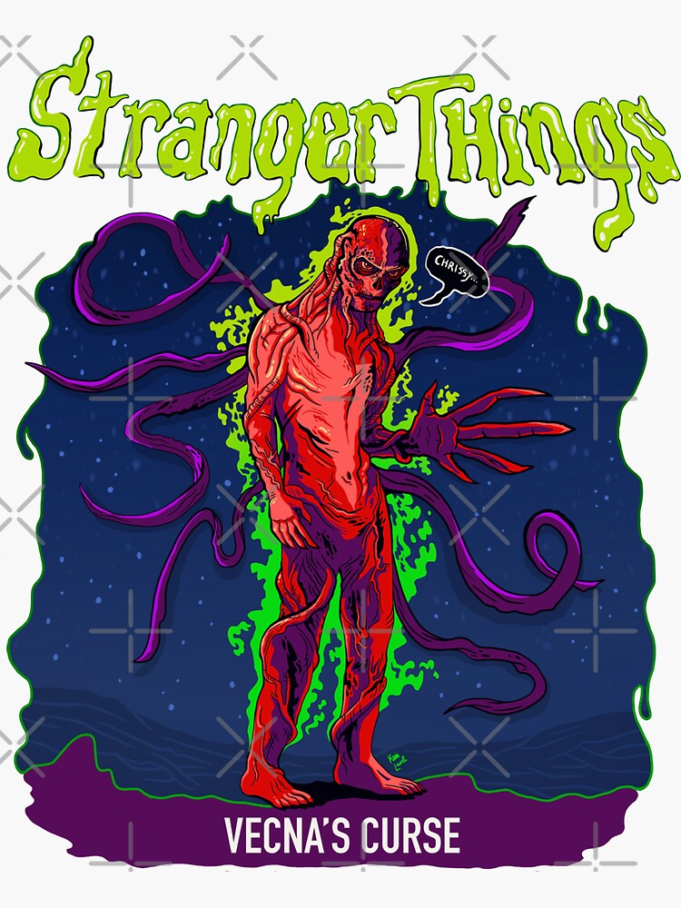 "Reader Things: Stranger Things Vecna" Sticker for Sale by KPLawler ...