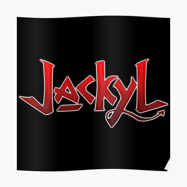 "jackyl red logo font 2022 tour" Poster for Sale by henbarnett | Redbubble