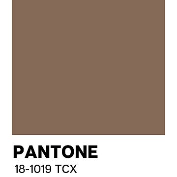 "Pantone Coca Mocha" Poster for Sale by piastrelli | Redbubble