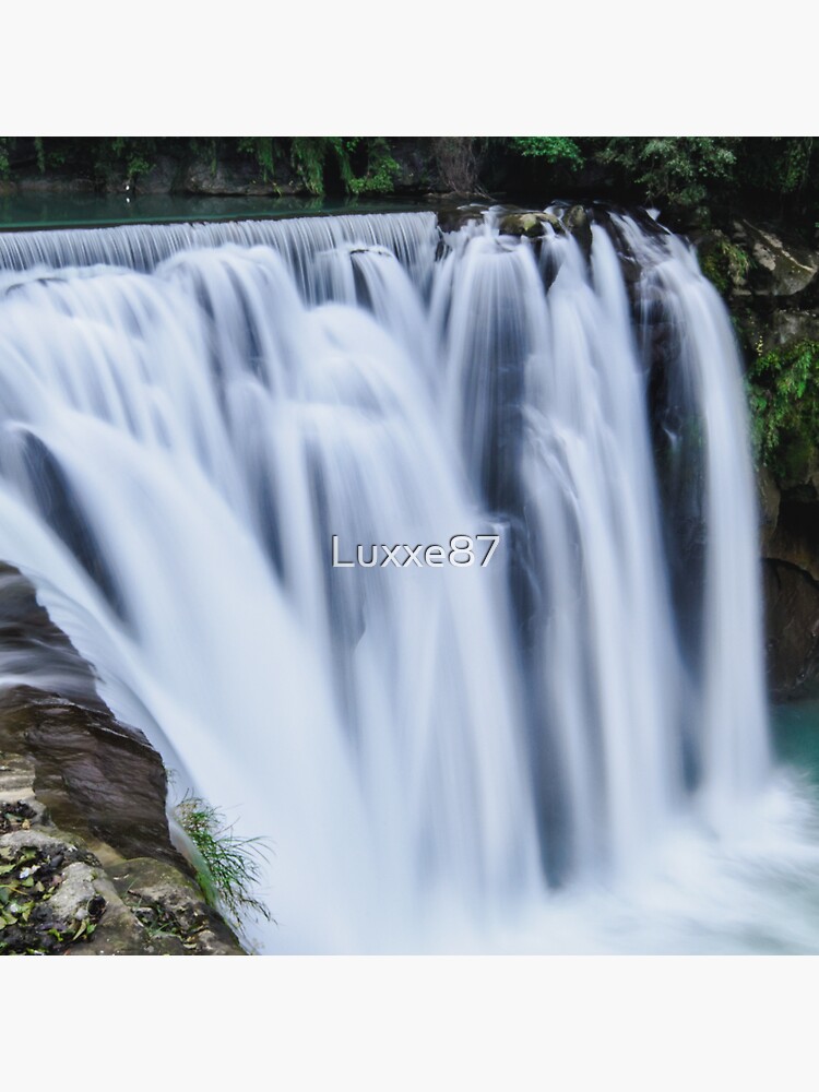 "Most Beautiful Waterfall " Sticker for Sale by Luxxe87 | Redbubble