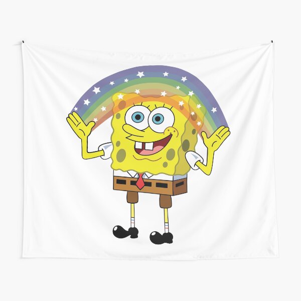 "Spongebob Imagination" Tapestry for Sale by kirkdstevens | Redbubble