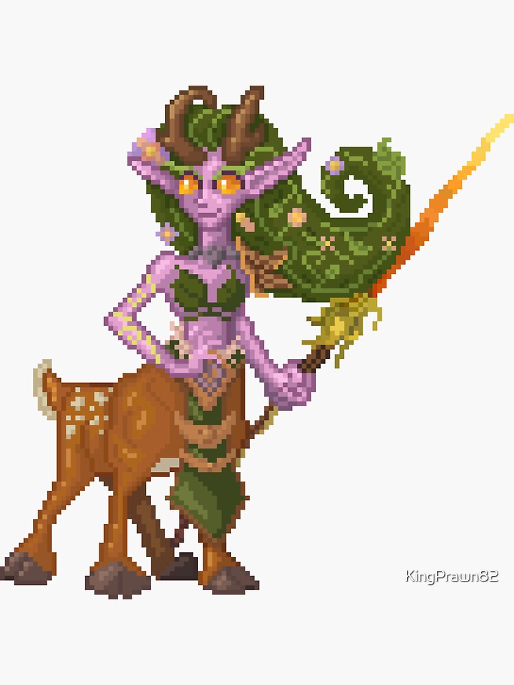 "Lunara Pixel Sprite" Sticker for Sale by KingPrawn82 | Redbubble