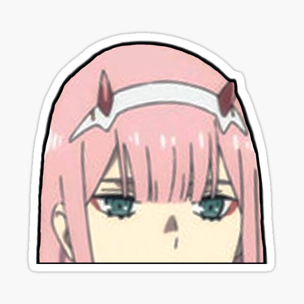 "Zero Two" Sticker for Sale by animehani | Redbubble