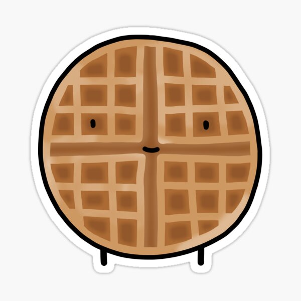 "Belgian Waffle Doodle" Sticker for Sale by maxfroh | Redbubble