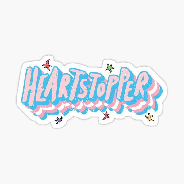 "Trans Flag Heartstopper Logo" Sticker for Sale by Takaada | Redbubble