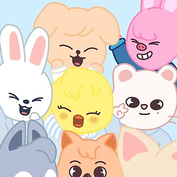 " STRAY KIDS (SKZOO) All Members (2 kids Room)" Poster for Sale by ...