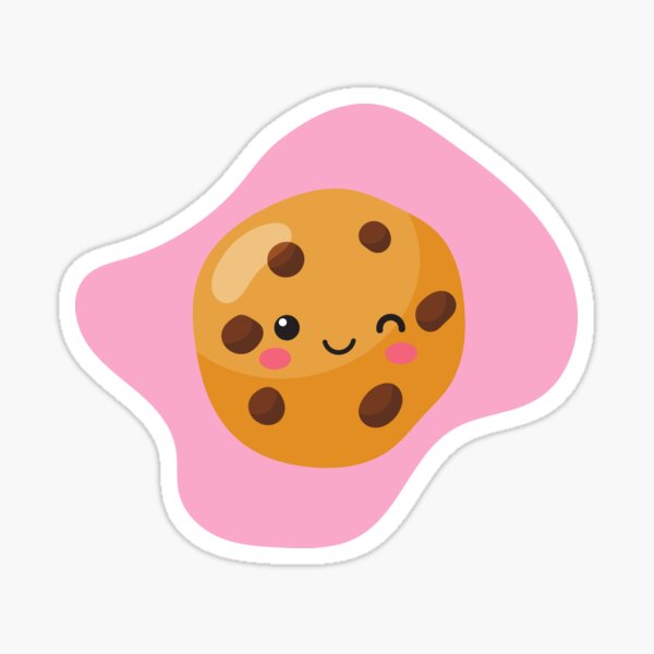 "Cartoon cute cookie" Sticker for Sale by Blank02 | Redbubble