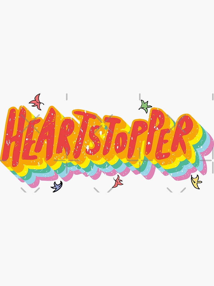 "Heartstopper LGBTIQ+ Flag Logo" Sticker for Sale by Takaada | Redbubble