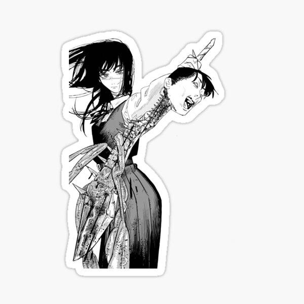 "asa mitaka/ the war devil " Sticker for Sale by ratbabyy | Redbubble