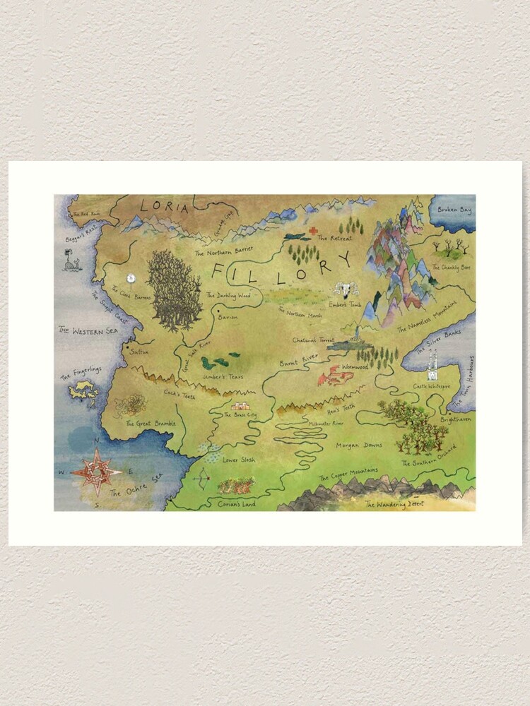 "The Magicians; Fillory, Map. Promotion " Art Print for Sale by ...