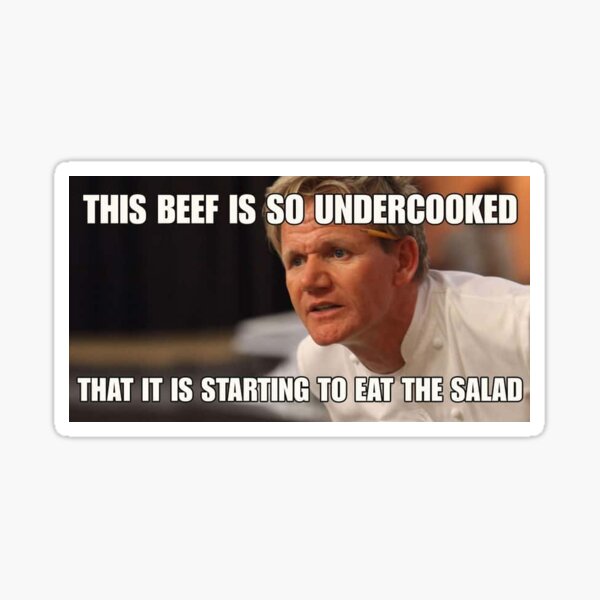 "Angry Gordon Ramsay Meme Sticker" Sticker for Sale by tawap | Redbubble