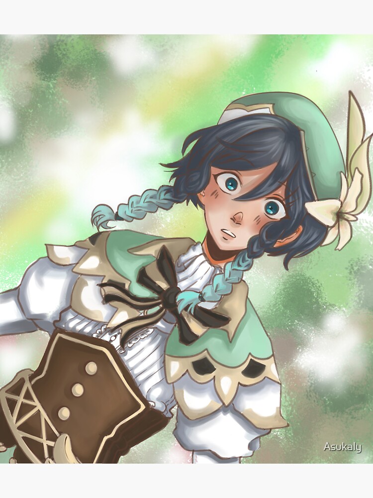 "Genshin Impact Venti" Sticker for Sale by Asukaly | Redbubble