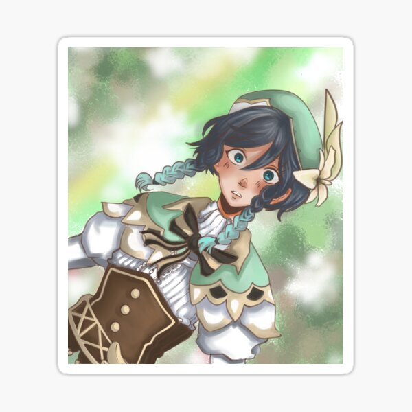 "Genshin Impact Venti" Sticker for Sale by Asukaly | Redbubble